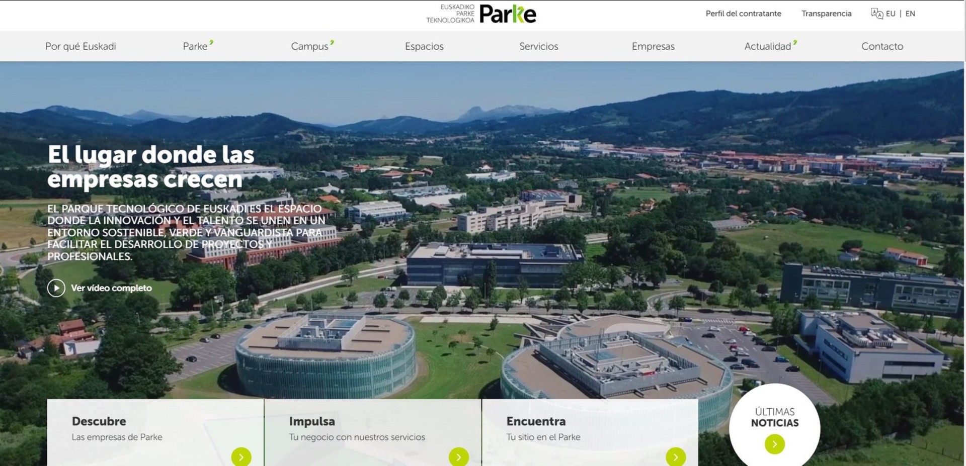 Parque Tecnológico de Euskadi apuesta por un modelo «multicampus» con una nueva marca única y un ...